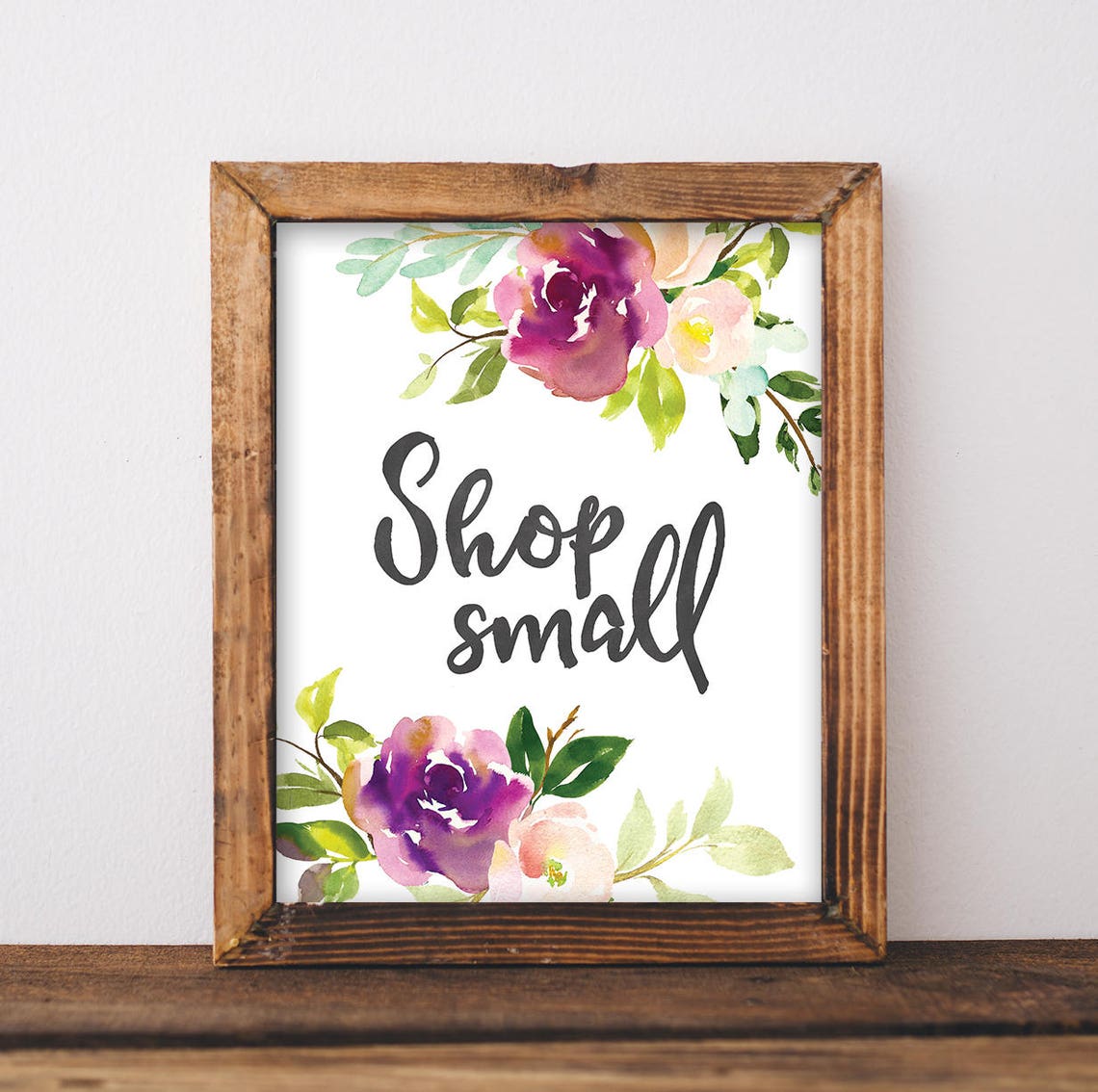 Shop Small Sign Shop Local Sign Market Display Craft - Etsy