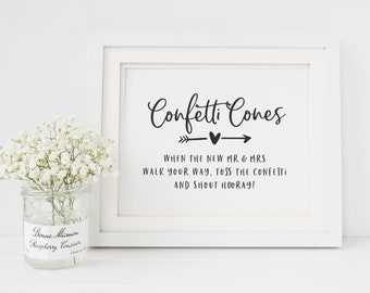 Confetti Sign - Etsy