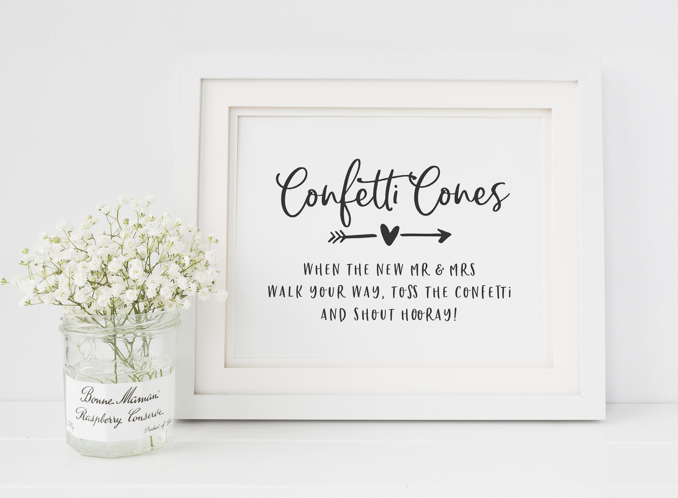 Party Supplies Signs Wedding Signs Ceremony Sign Printable Confetti ...