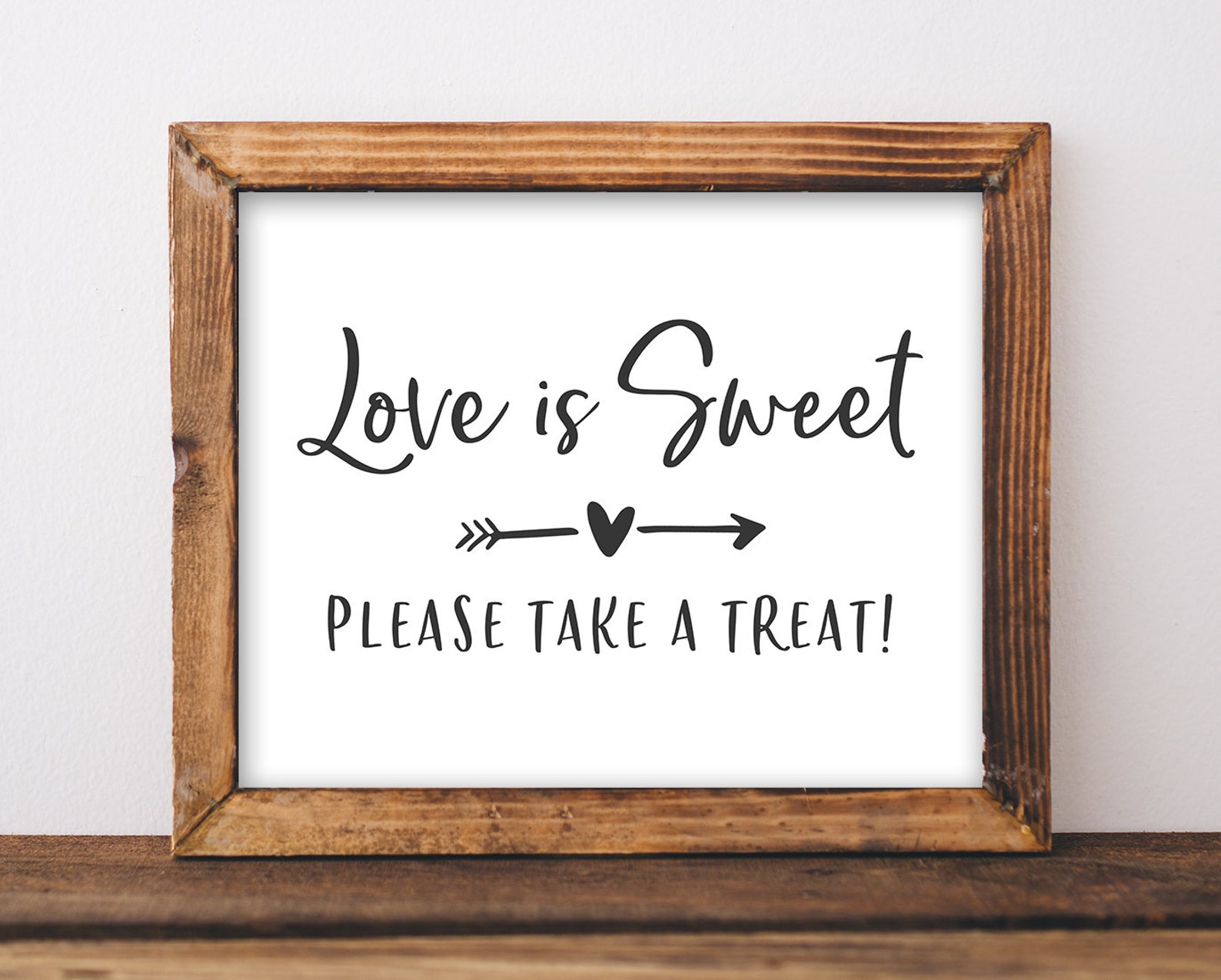 Love is Sweet Please Take a Treat Sign - Love is Sweet Printable ...