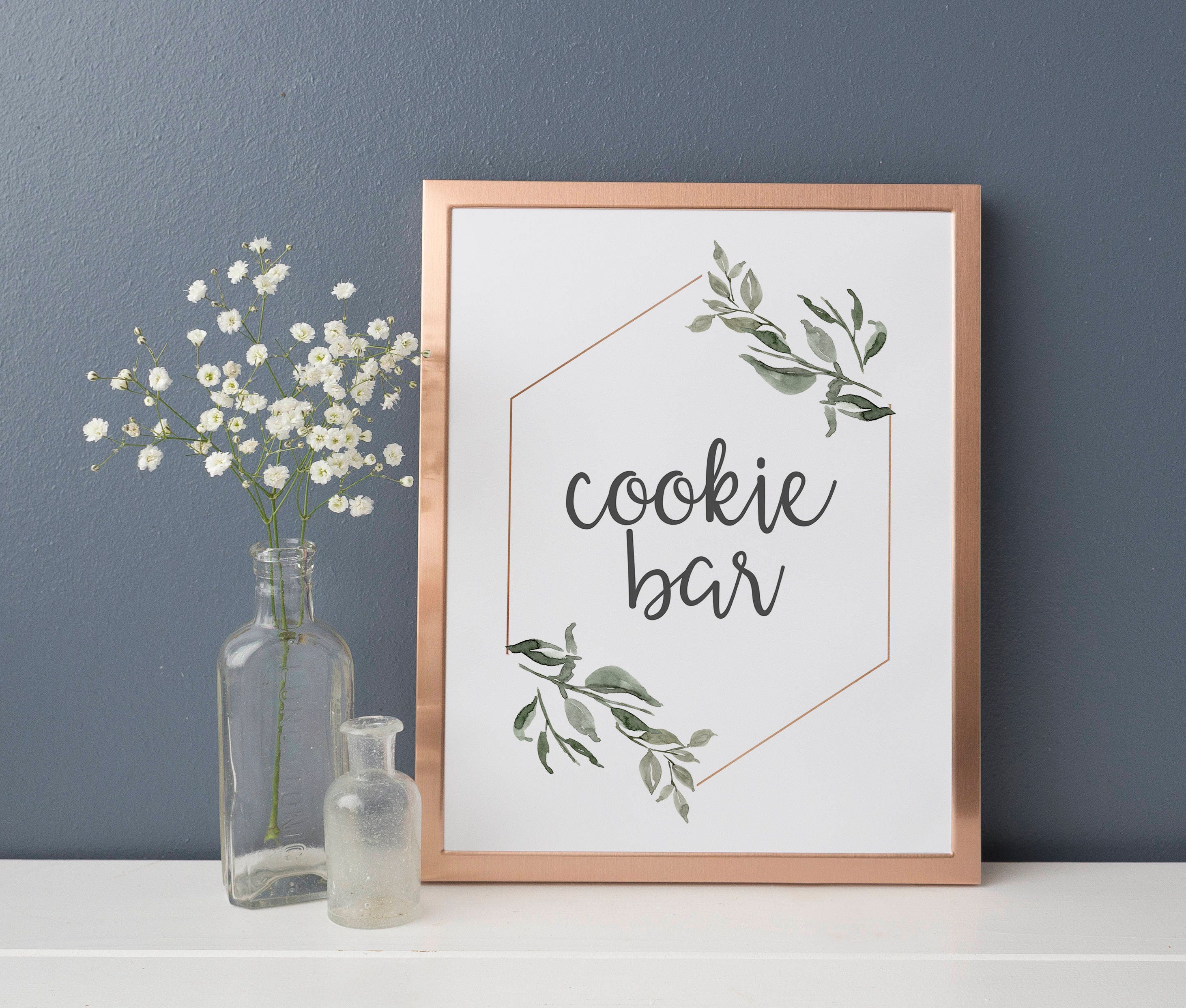 Cookie Bar Wedding Sign Cookie Buffet Sign Cookie Wedding | Etsy