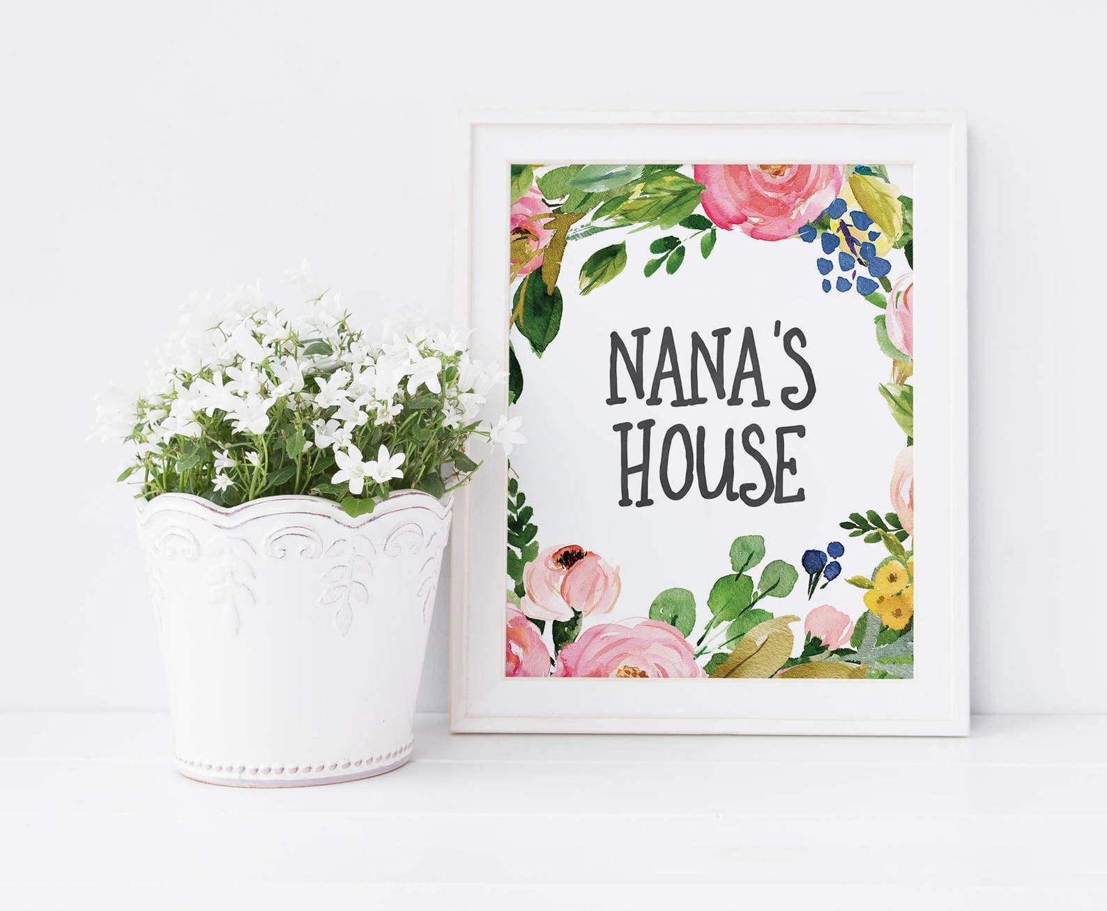 Nana's House Sign Nana Sign Nana Gift Nana Print | Etsy