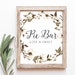 Pie Bar Sign Pie Bar Printable Wedding Pie Bar Love is Sweet Cotton ...