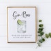 Gin Bar Sign Gin and Tonic Station Printable Party Bar | Etsy