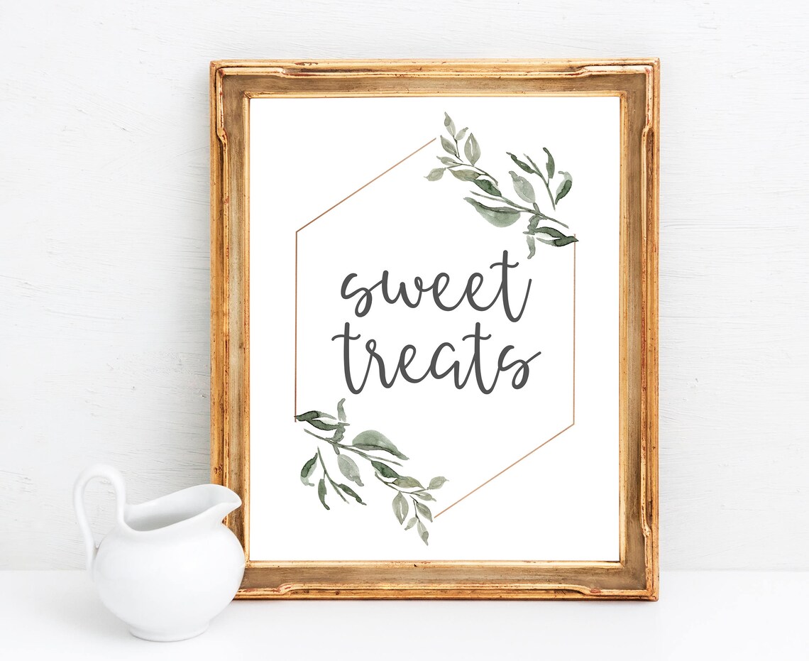 Sweet Treats Sign Dessert Table Wedding Sign Wedding | Etsy