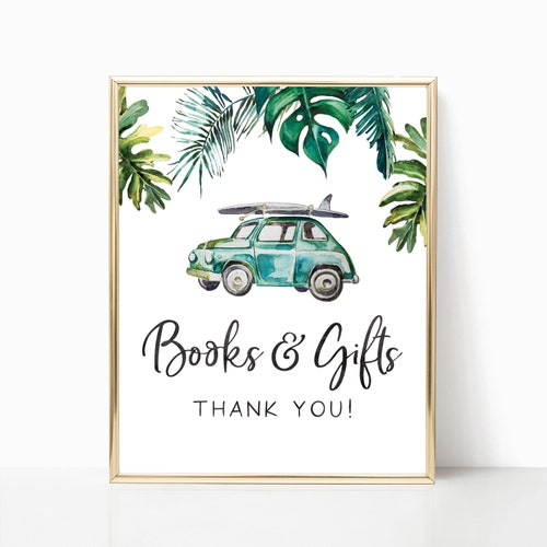 Surf Baby Shower Decor Food Table Sign Snack Shack Sign | Etsy