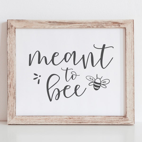 Meant to Bee - Etsy