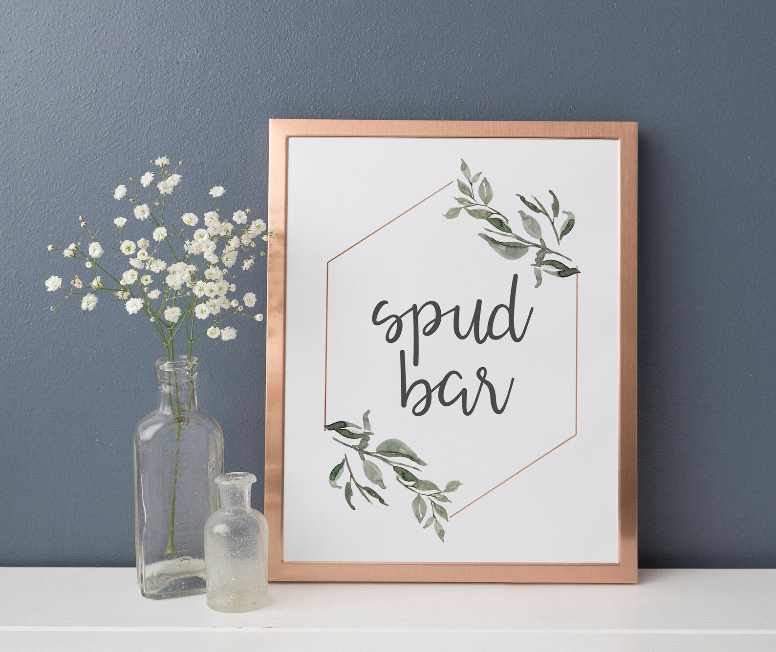 Spud Bar Wedding Sign Spud Bar Ideas Party Food Signs | Etsy