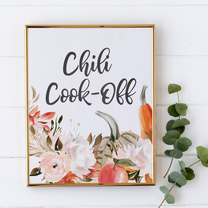Chili Sign - Etsy