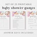 Storybook Baby Shower Game Bundle Set of 23 Printable Games Book Themed ...