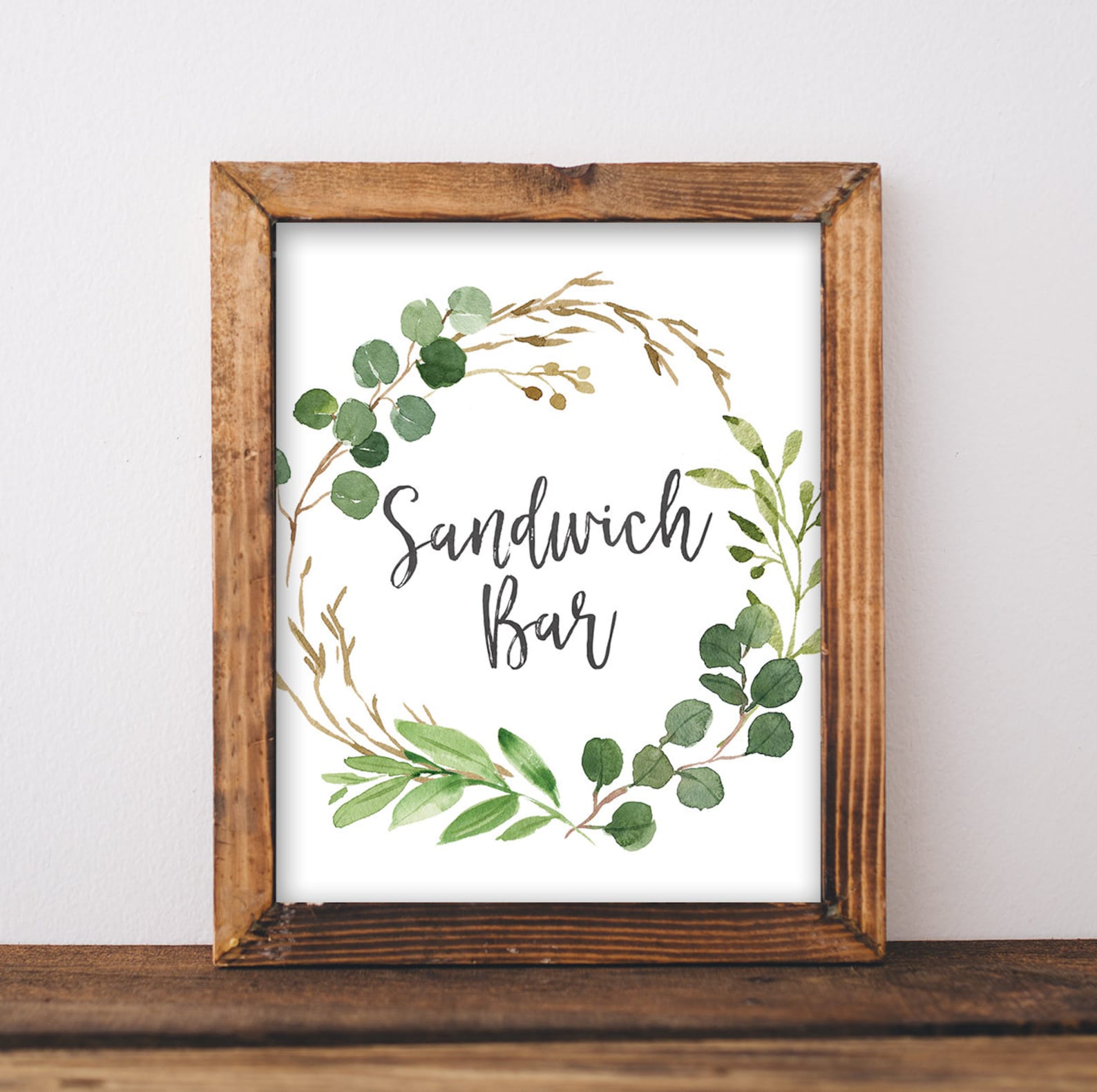 Sandwich Bar Sign Gender Neutral Baby Shower Decorations | Etsy