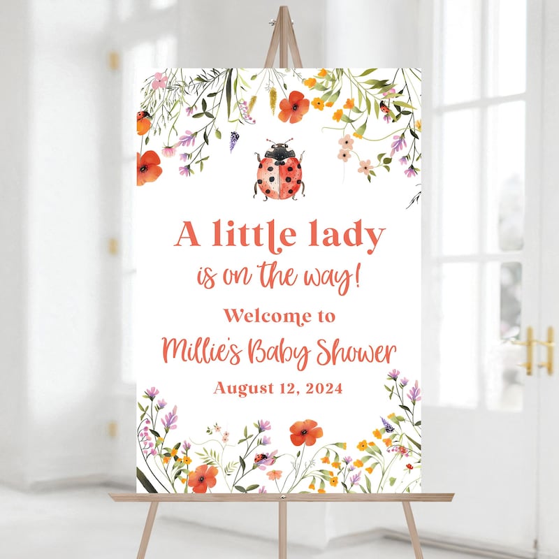 Ladybug Welcome Sign - Etsy