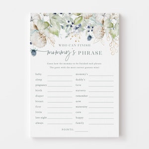 French Market Baby Shower Game Bundle - 25 Printable Games & Activities ...