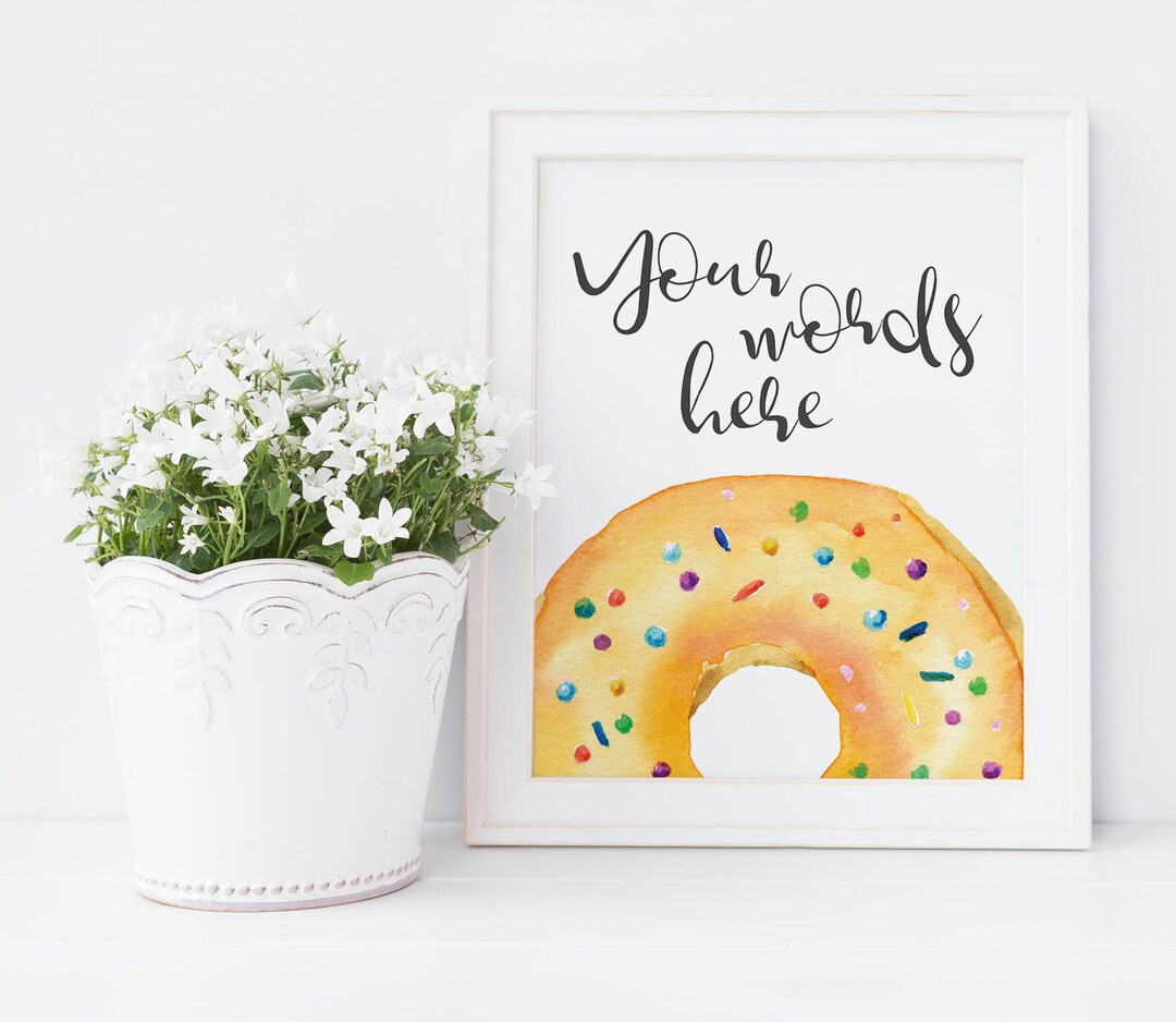 Custom Donut Party Signs - Sprinkle Donut Decor - Baby Sprinkle ...