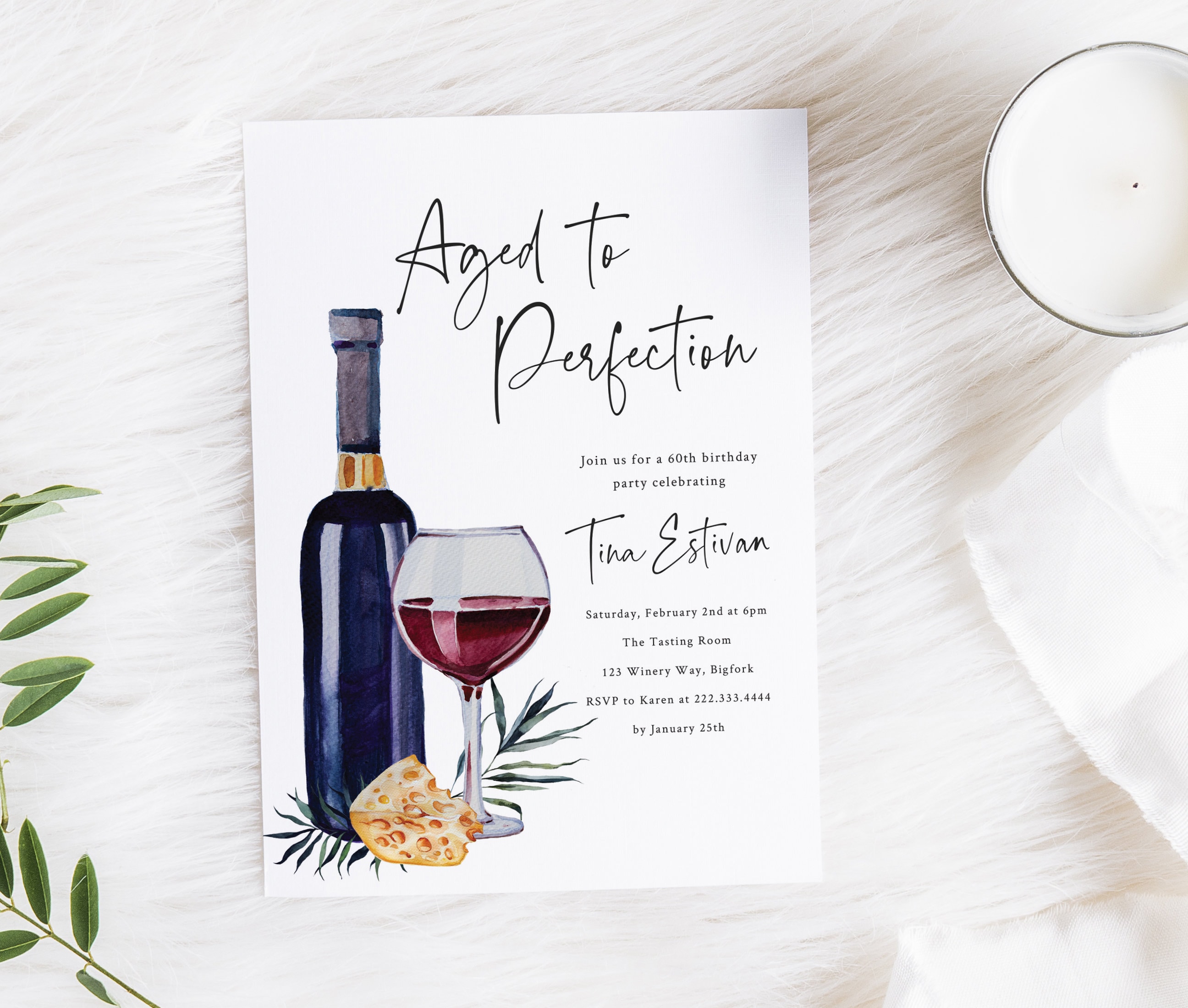 Wine Tasting Party Invitations