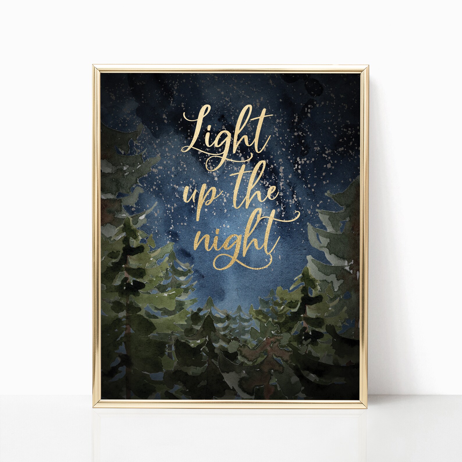 Light up the Night Wedding Sign Sparklers Sign Glow Stick | Etsy