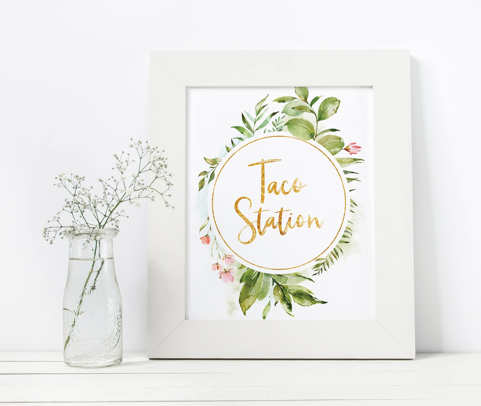 Taco Bar Sign Taco Station Sign Make Your Own Taco Sign - Etsy