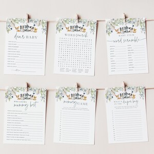 Puppy Baby Shower Game Bundle - Set of 25 Printable Games & Activities ...