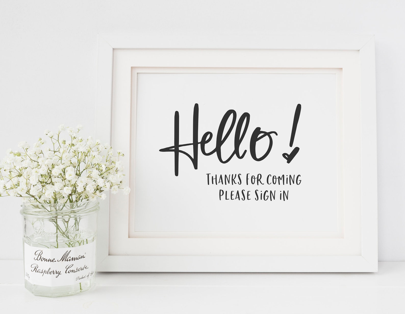 Thanks for Coming Please Sign in Party Welcome Sign Guest - Etsy