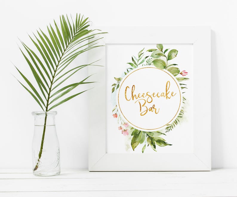 Wedding Cheesecake Bar Sign Wedding Reception Cheesecake Bar - Etsy