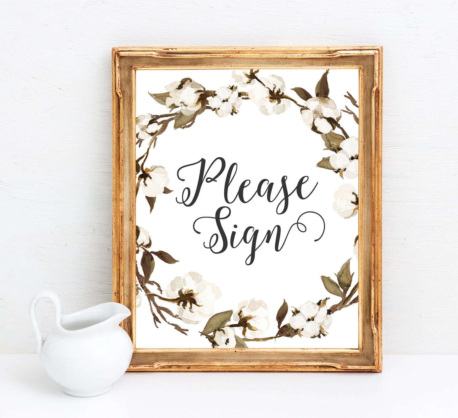Please Sign Printable Please Sign Our Guestbook Sign | Etsy