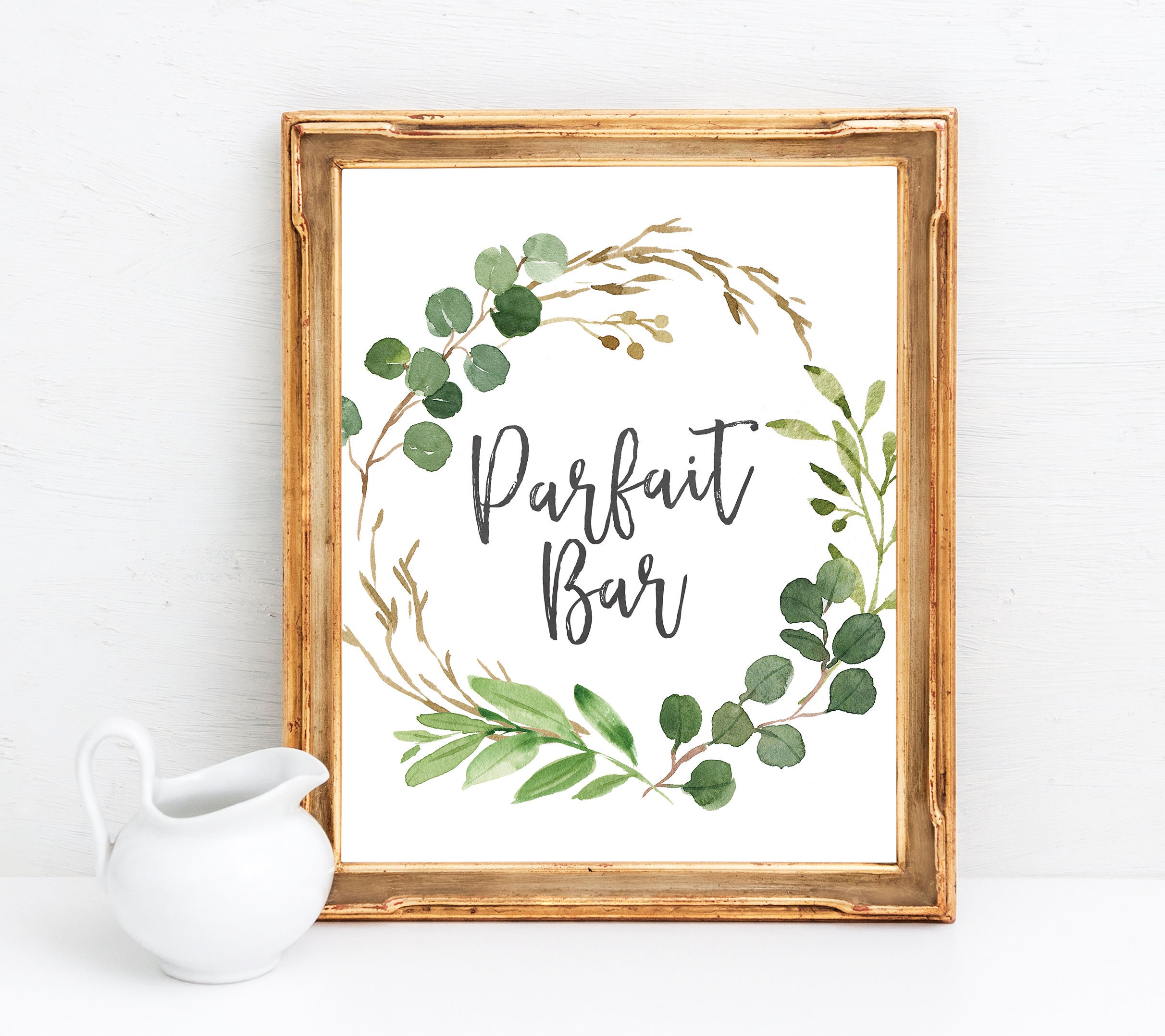 Parfait Bar Sign Brunch Party Decorations Baby Shower - Etsy