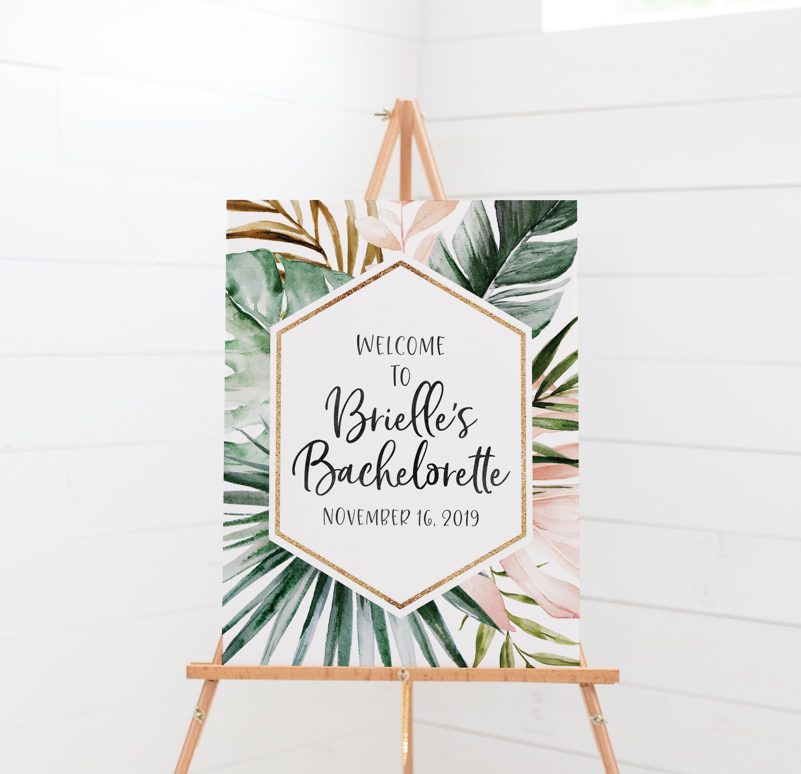 Tropical Bachelorette Welcome Sign Bachelorette Weekend - Etsy