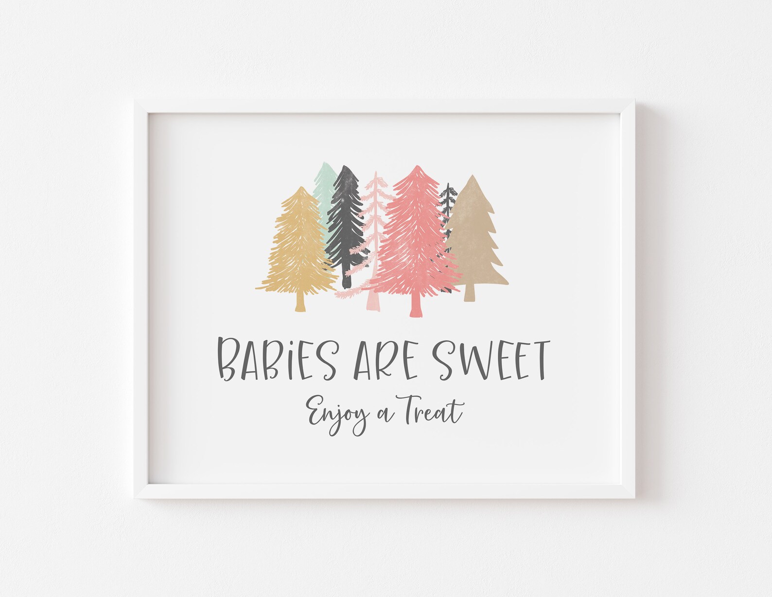 Baby Shower Dessert Table Sign Babies Are Sweet Enjoy a - Etsy