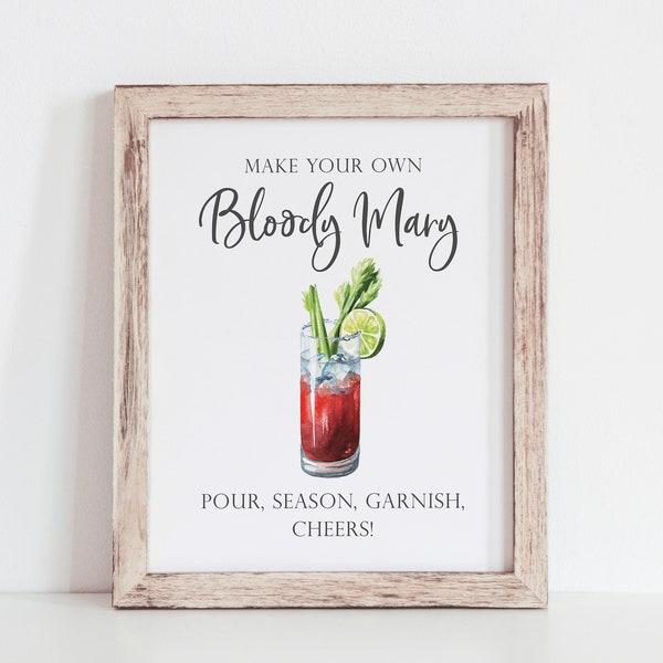 Bloody Mary Bar - Etsy