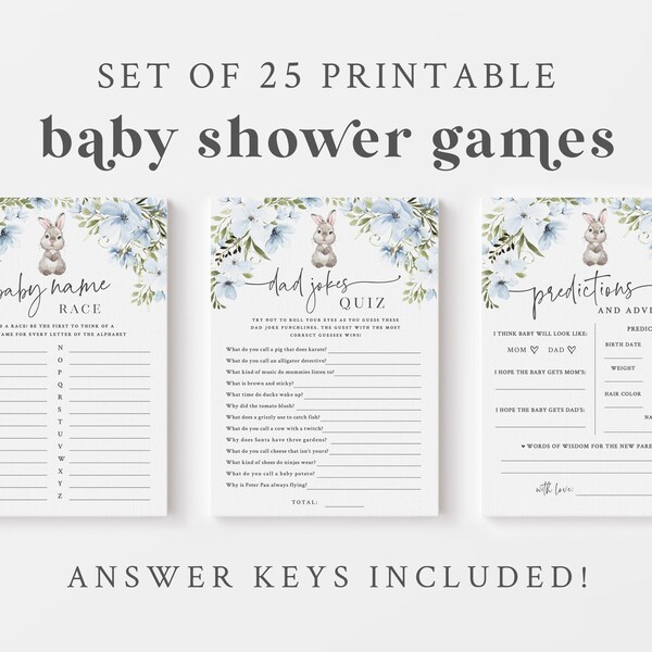 Bunny Baby Shower - Etsy