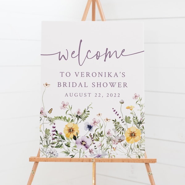 Wildflower Meadow Sign - Etsy