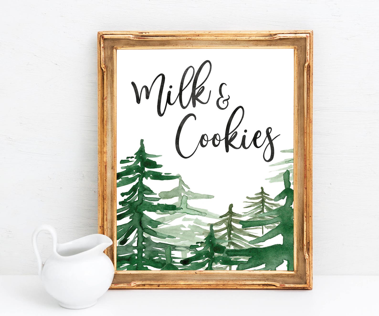 Cookie Bar Sign Cookie Table Sign Milk and Cookies Sign - Etsy