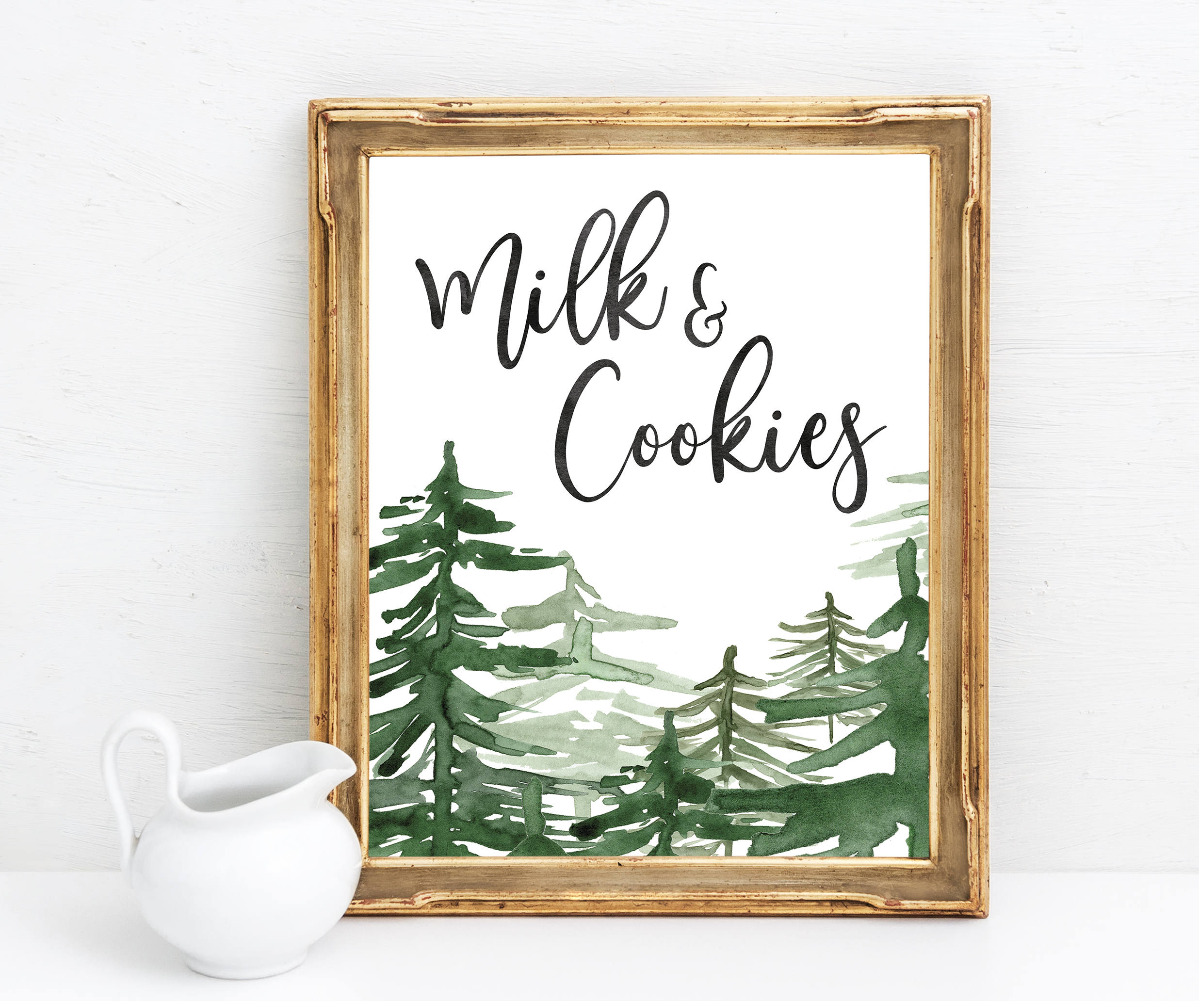 Cookie Bar Sign Cookie Table Sign Milk and Cookies Sign - Etsy