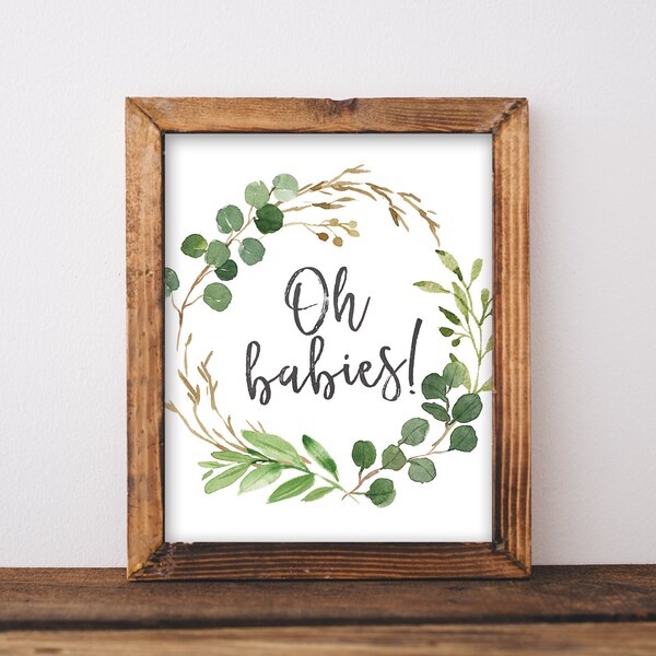 Oh Baby Sign - Etsy