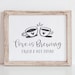 Love is Brewing Sign - Enjoy a Hot Drink - Coffee Bar Sign - Coffee and ...