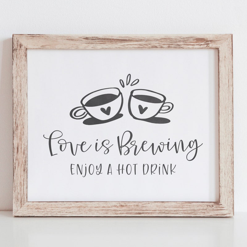 Coffee and Tea Signs - Etsy