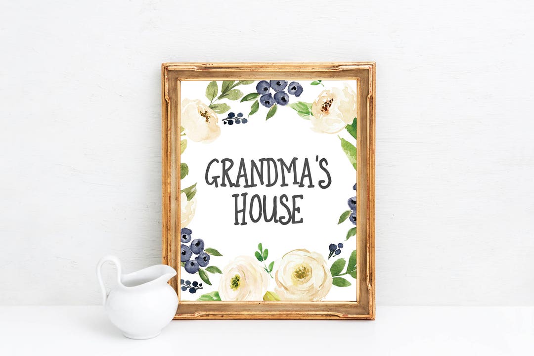 Grandma's House Sign - Gift for Grandma - New Grandma Gift - Grandma ...