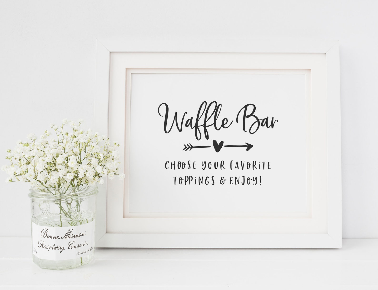 Waffle Bar Sign Waffle Bar Printable Bridal Shower Waffle Bar Bridal ...