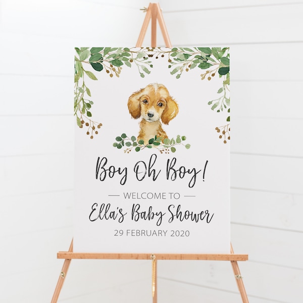 Dog Theme Baby Shower Decor - Etsy