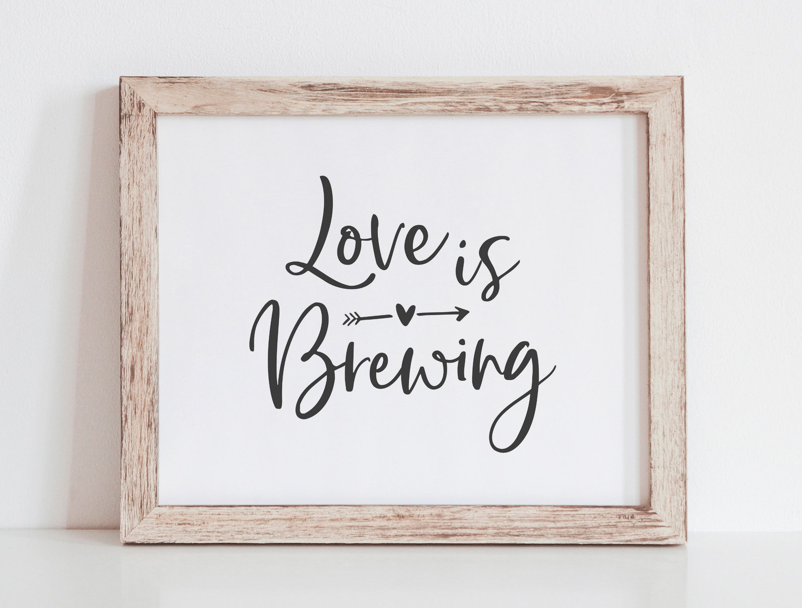 Love is Brewing Sign Wedding Coffee Bar Printable Coffee | Etsy