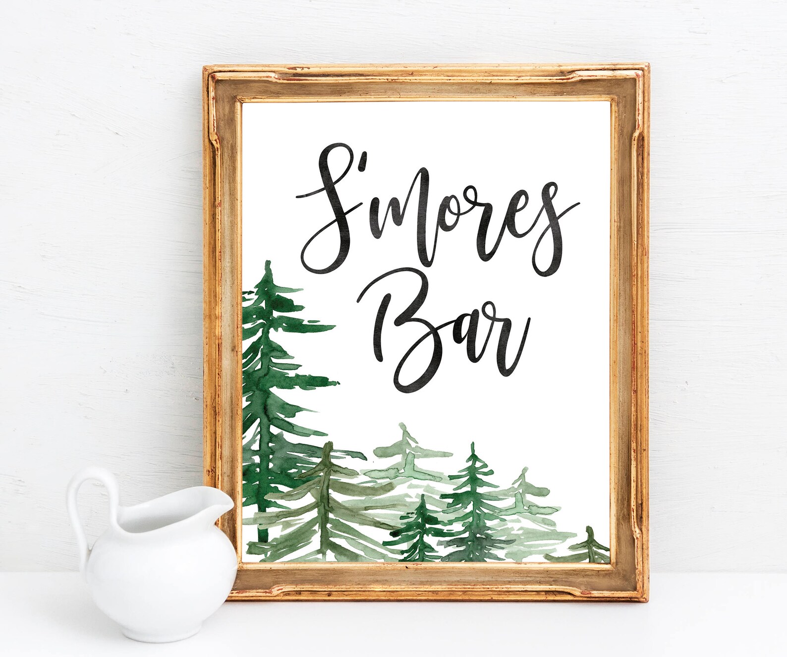 S'mores Bar Sign S'mores Table Sign Christmas | Etsy