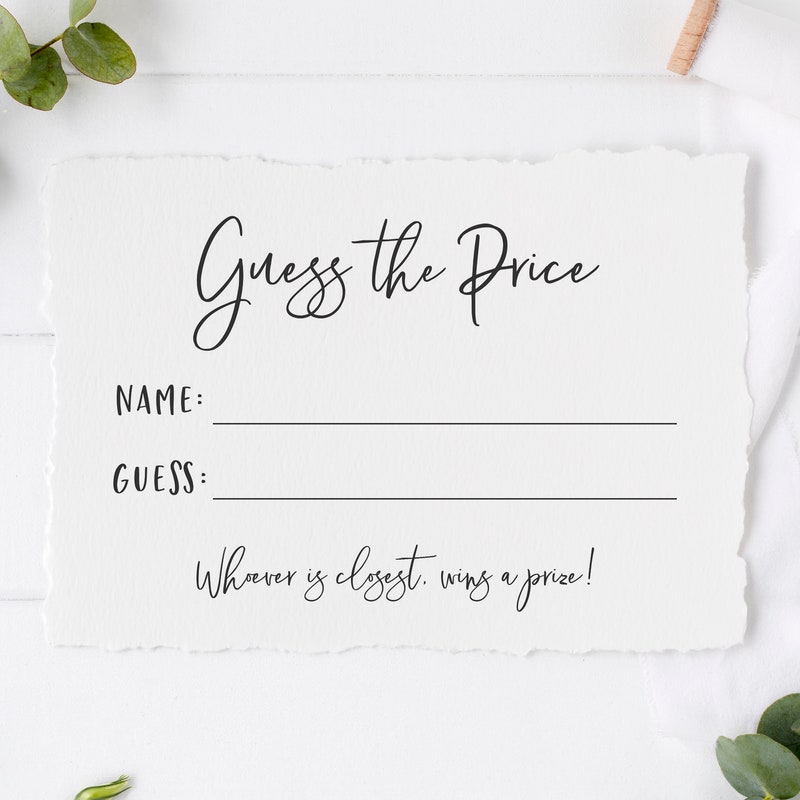 Guess How Much - Etsy