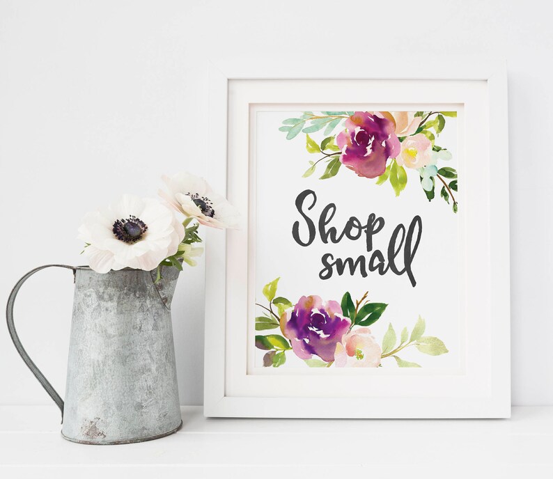 Shop Small Sign Shop Local Sign Market Display Craft - Etsy