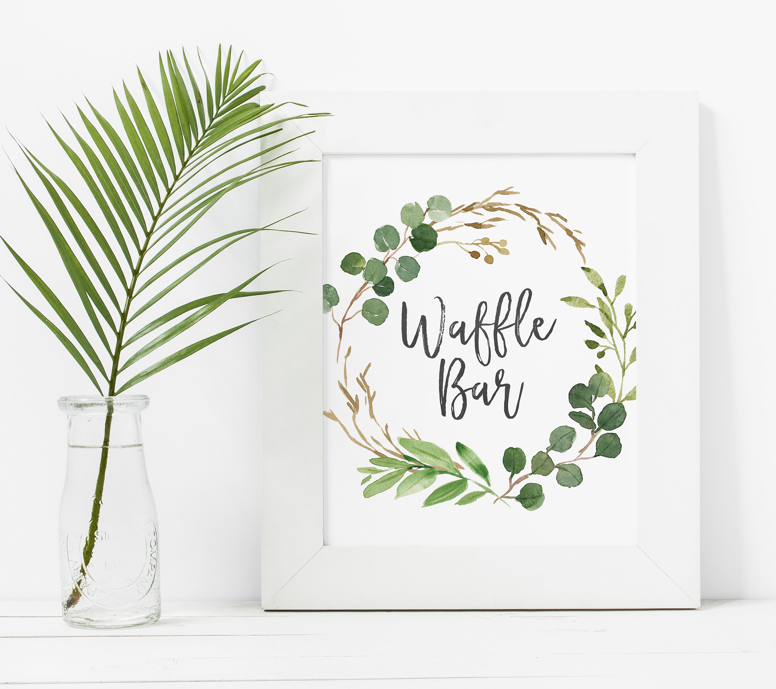 Waffle Bar Sign Brunch Party Sign Waffle Bar Printable - Etsy