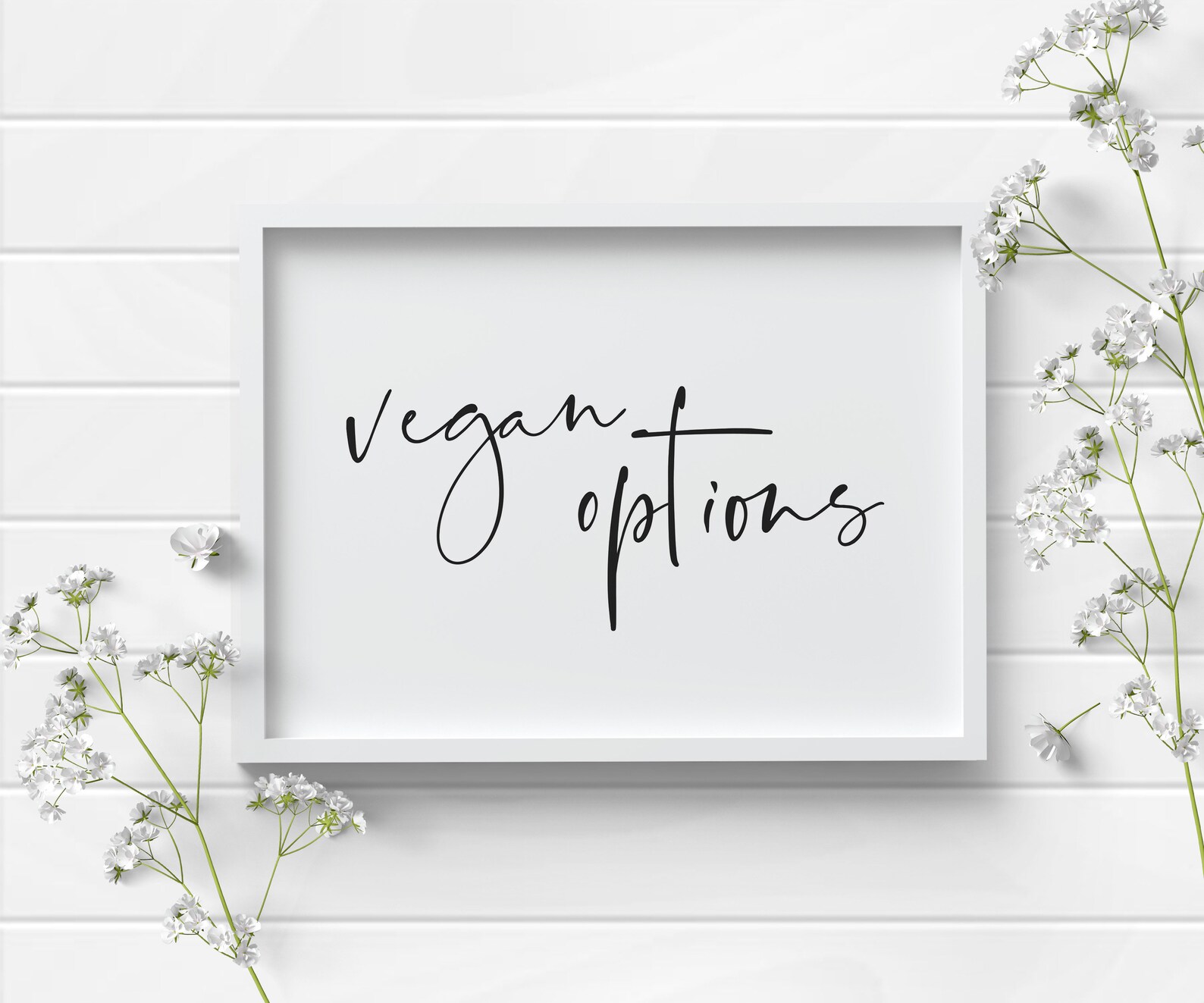 Vegan Options Wedding Buffet Sign Dietary Restriction Labels - Etsy