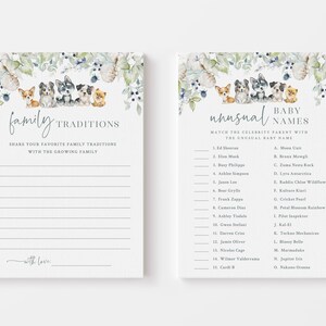 Puppy Baby Shower Game Bundle - Set of 25 Printable Games & Activities ...