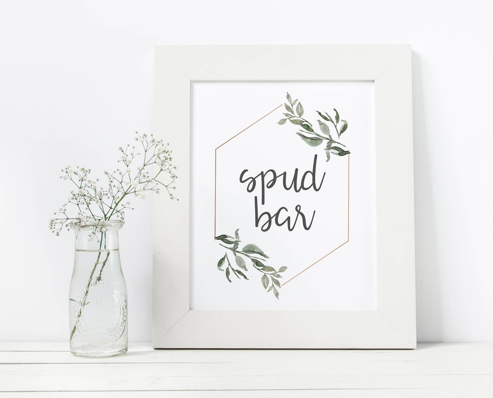 Spud Bar Wedding Sign Spud Bar Ideas Party Food Signs | Etsy