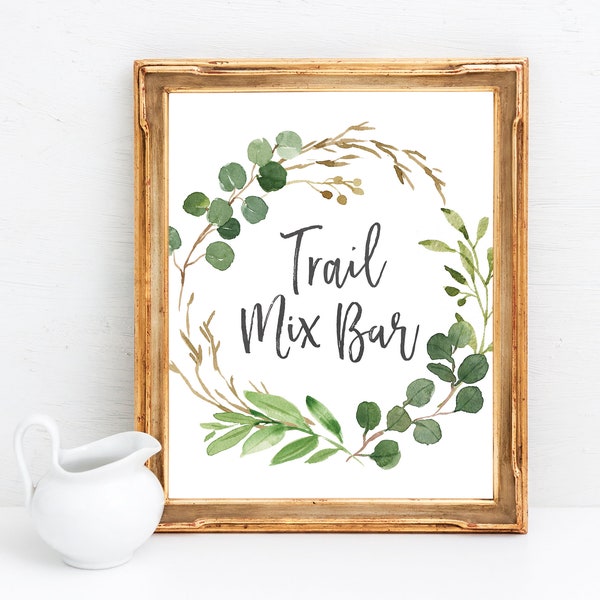 Trail Mix Sign - Etsy