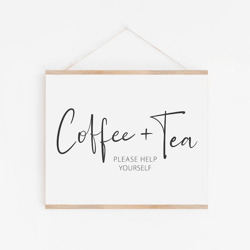 Tea Station Signs - Etsy