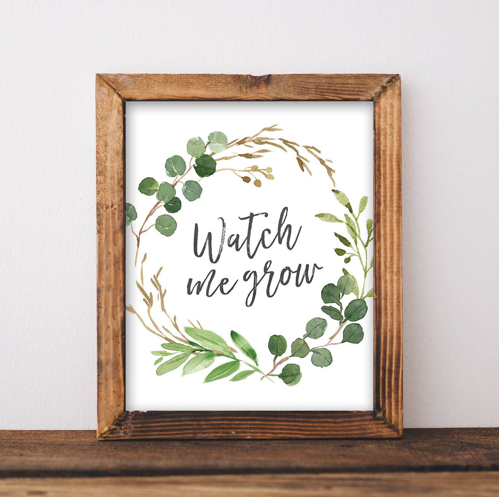 Watch Me Grow Baby Shower Favor Sign - Plant Favors Baby Shower ...